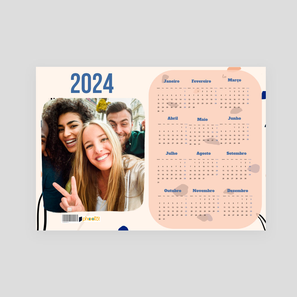 Calendário Anual de Parede: veja todos os modelos - Phooto Brasil